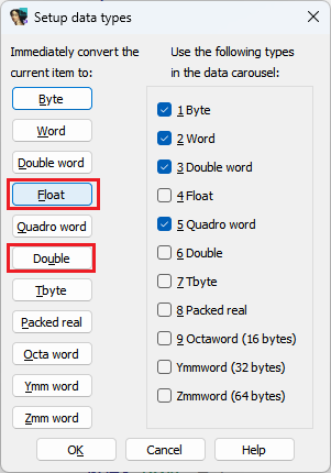 Igor’s Tip of the Week #165: Defining floating-point data – Hex Rays