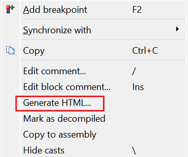 Igor’s Tip of the Week #145: HTML export – Hex Rays