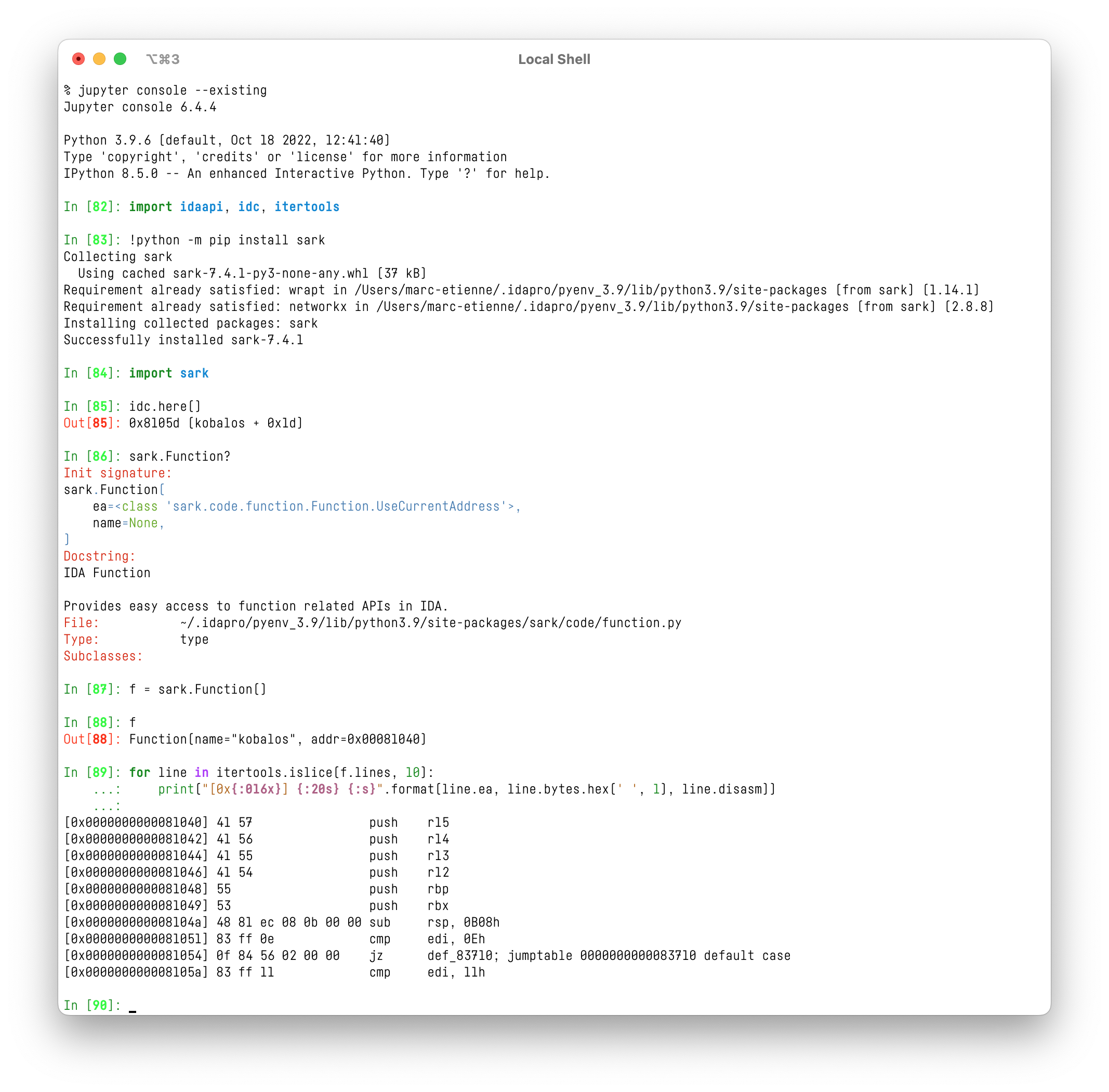 Plugin focus: IPyIDA – Hex Rays