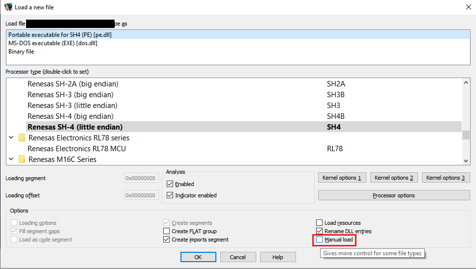 Igor’s Tip of the Week #122: Manual load – Hex Rays