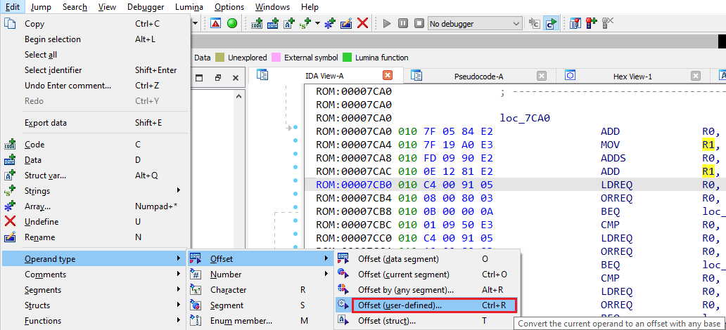 Igor’s tip of the week #105: Offsets with custom base – Hex Rays