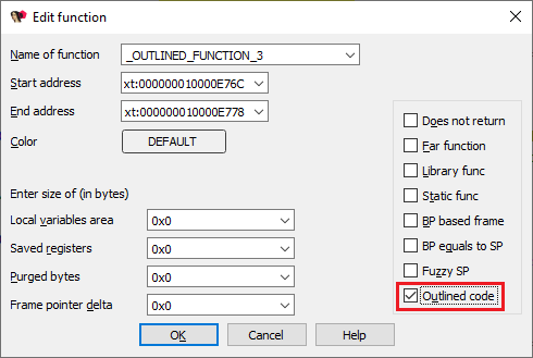 Igor’s tip of the week #106: Outlined functions – Hex Rays