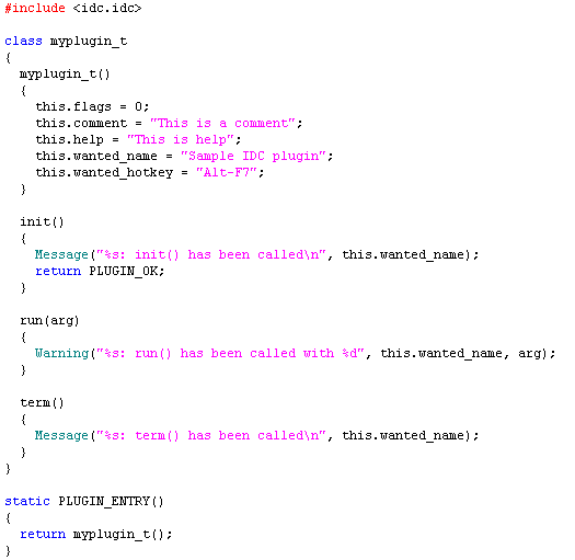 Scriptable plugins – Hex Rays
