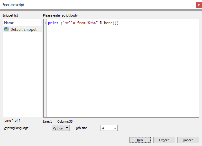 Igor’s tip of the week #32: Running scripts – Hex Rays