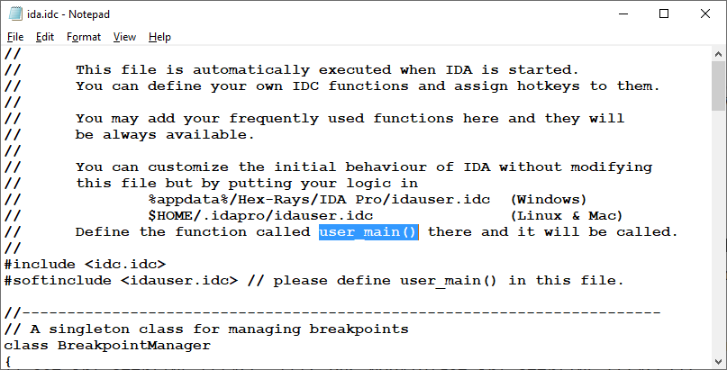 Igor’s Tip of the Week #116: IDA startup files – Hex Rays