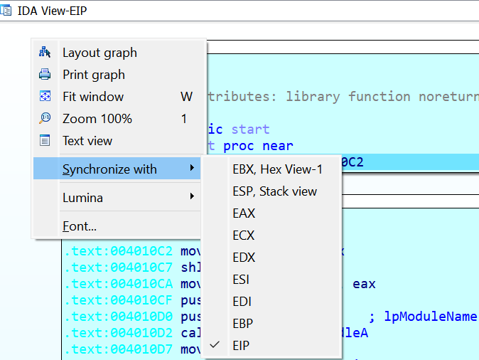 Igor’s Tip of the Week #154: Synchronized views – Hex Rays