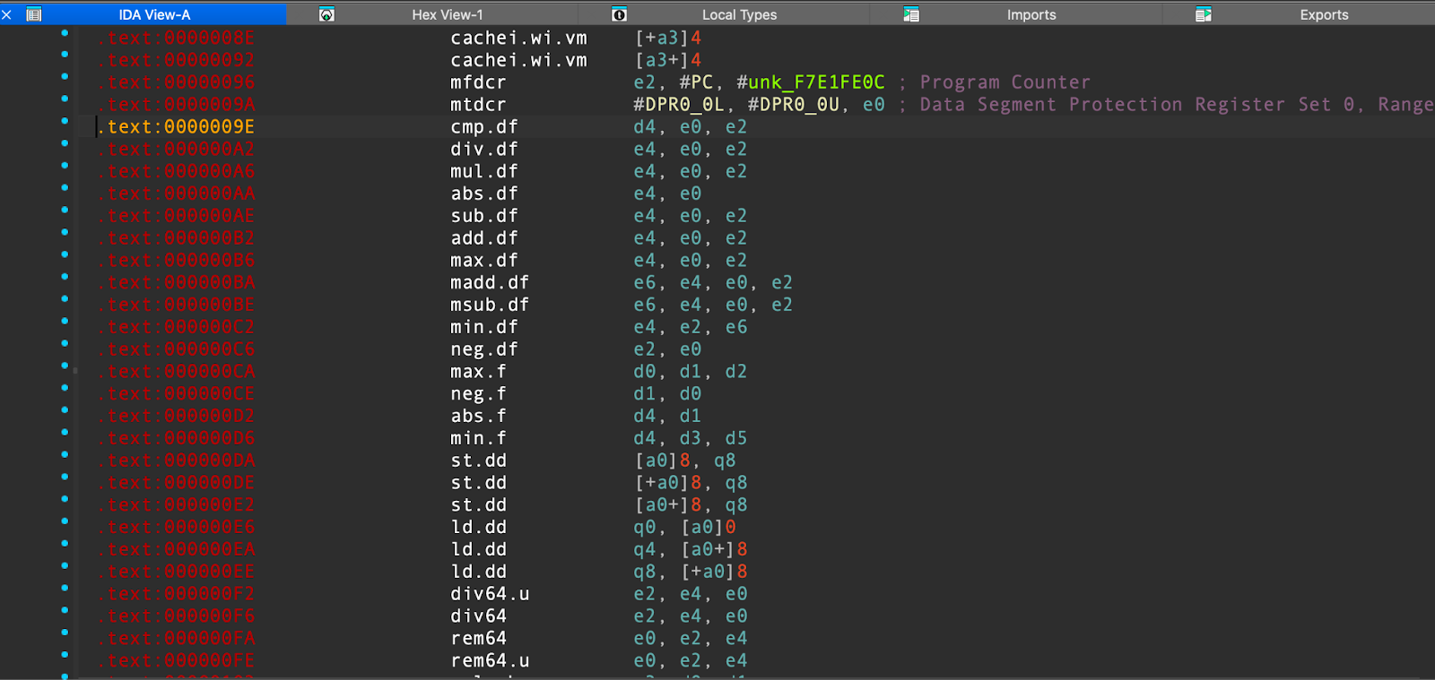 TriCore TC1.8 Support Lands in IDA: New Instructions and Updates