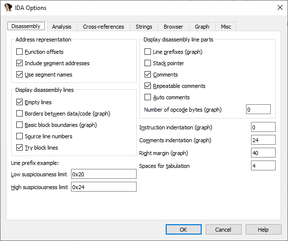 Igors Tip Of The Week 25 Disassembly Options Hex Rays 