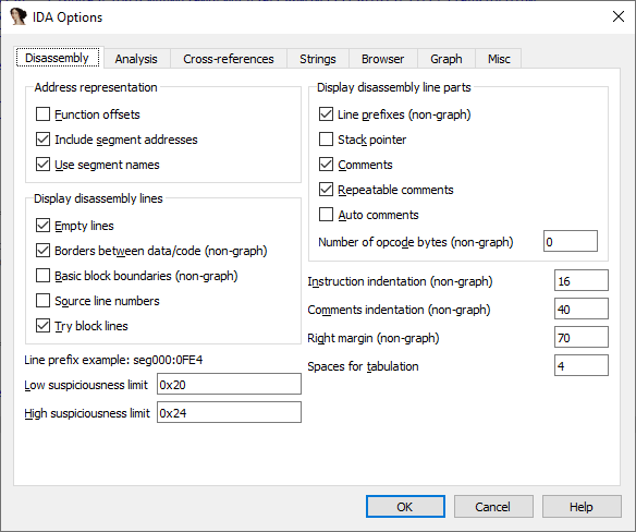 Igor’s tip of the week #25: Disassembly options – Hex Rays