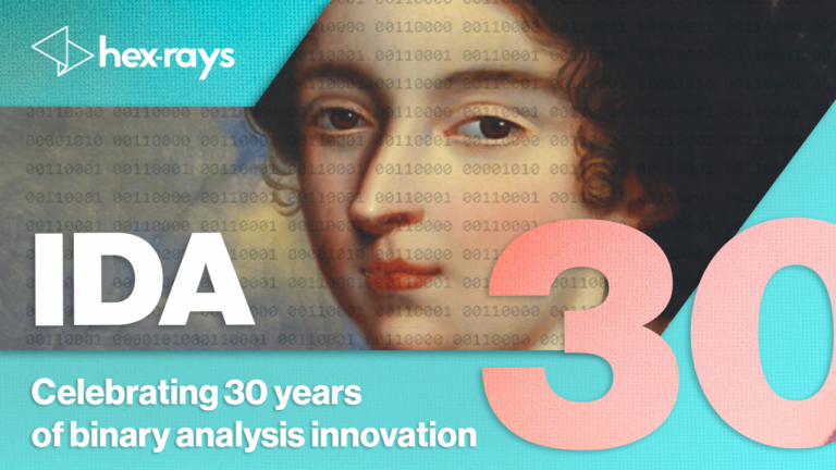 IDA: celebrating 30 years of binary analysis innovation – Hex Rays